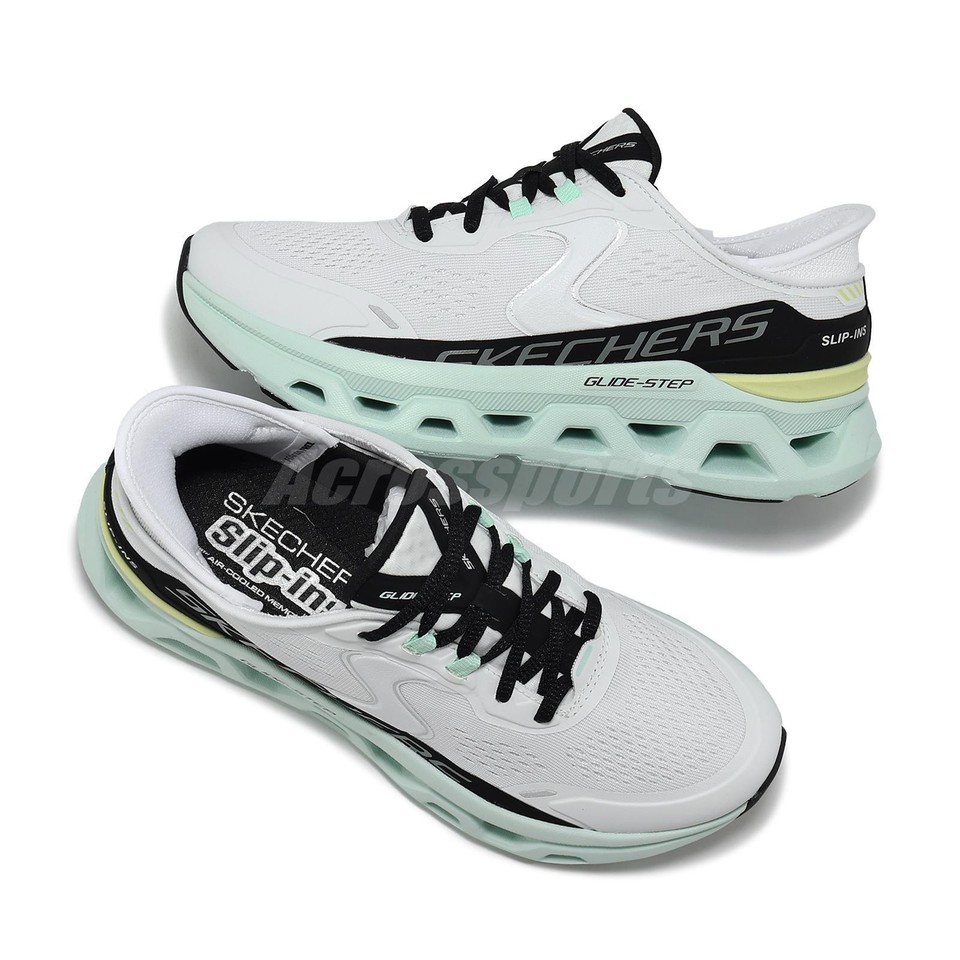 Skechers Glide-Step Altus Slip-Ins White Multi Women Casual Shoes ...