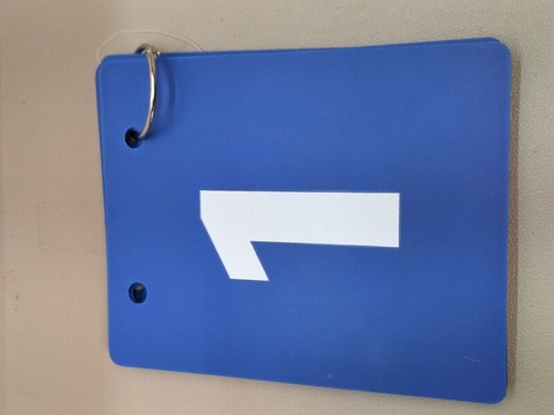 Blue Plastic Numbered Tags Set 1-10 | eBay