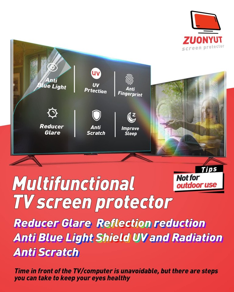 Anti Glare Film for 75inch Multi-function Anti Glare TV Screen ...