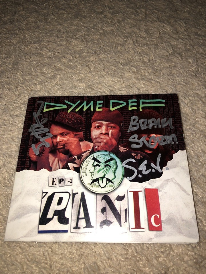 SIGNED/RARE! Dyme Def CD Lot Hip-Hop Rap Young Zee Blaq Poet Copywrite ...