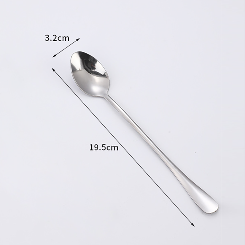 1-16Pcs Long Handle Teaspoons Stainless Steel Coffee Latte Ice-cream ...