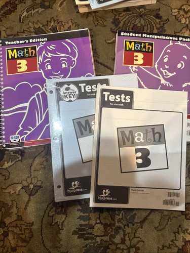 BJU math 3 3rd Edition | eBay