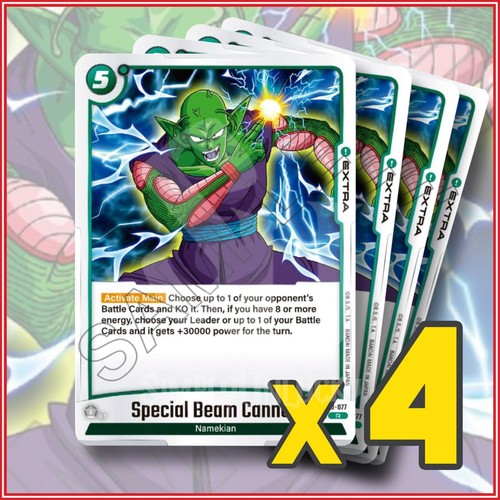 DRAGON BALL SUPER FUSION WORLD: Special Beam Cannon FB03-077 Rare x4 Raging Roar | eBay