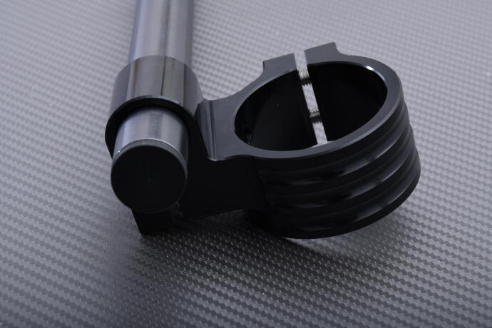 Black-Titan Pair High Rise Clip-on Handlebars 50mm DUCATI Monster400 ...