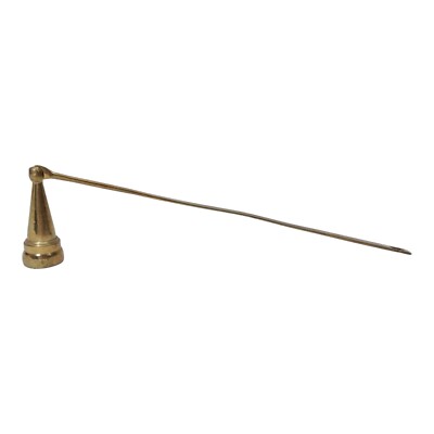 Long Handle Brass Candle Snuffer with Cone-Shaped End on a Swivel ...