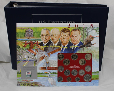 Postal Commemorative Society U.S. Mint Sets 17 Cards Stamps W/ 207 ...