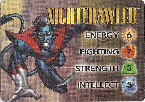 Marvel OVERPOWER NIGHTCRAWLER IQ character | eBay