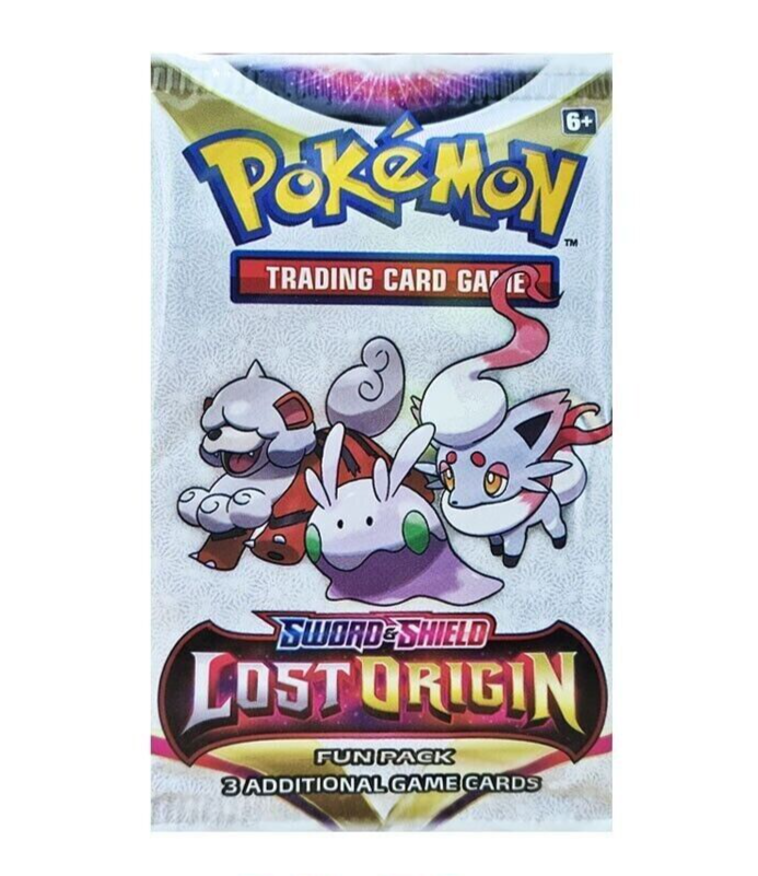 Pokemon Card - Lost Origin - Fun Pack - 3 Cards - Factory Sealed | eBay