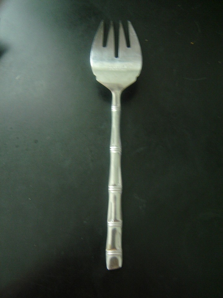 Oxford Hall Bamboo Serving Fork / Meat Fork Shantung / Lanai | eBay