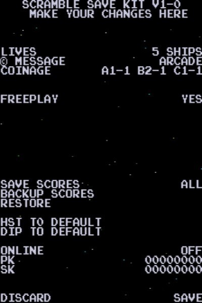 Scramble Arcade Free Play + High Score Save Kit from HighScoreSaves | eBay