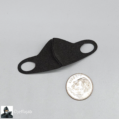 1:6 Easy & Simple Quick Response Force Black Medic Mask for 12" Figures ...