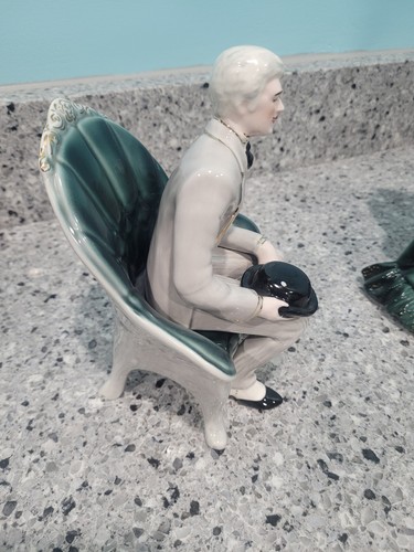 VINTAGE 3PC SET FLORENCE CERAMICS VICTORIA EDWARD COUCH PASADENA ...