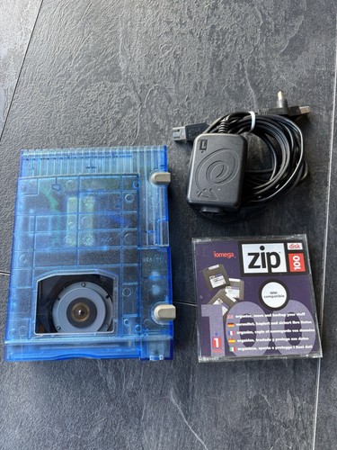 iomega ZIP 100 USB Disk Drive Z100USB external vintage retro storage ...
