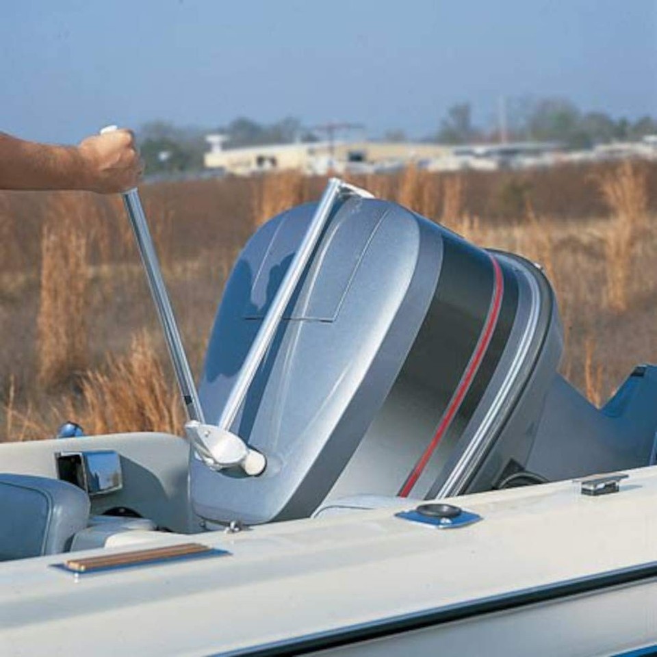 Adjustable Outboard Motor Tilter – Fits Outboard Motors Without Power ...
