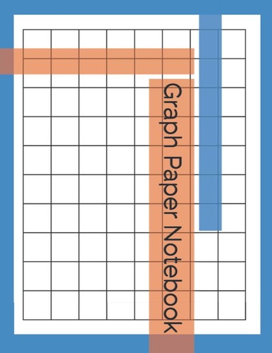 Graph Paper Notebook: 1 Inch Squares (100 Pages, Thick Solid Lines ...