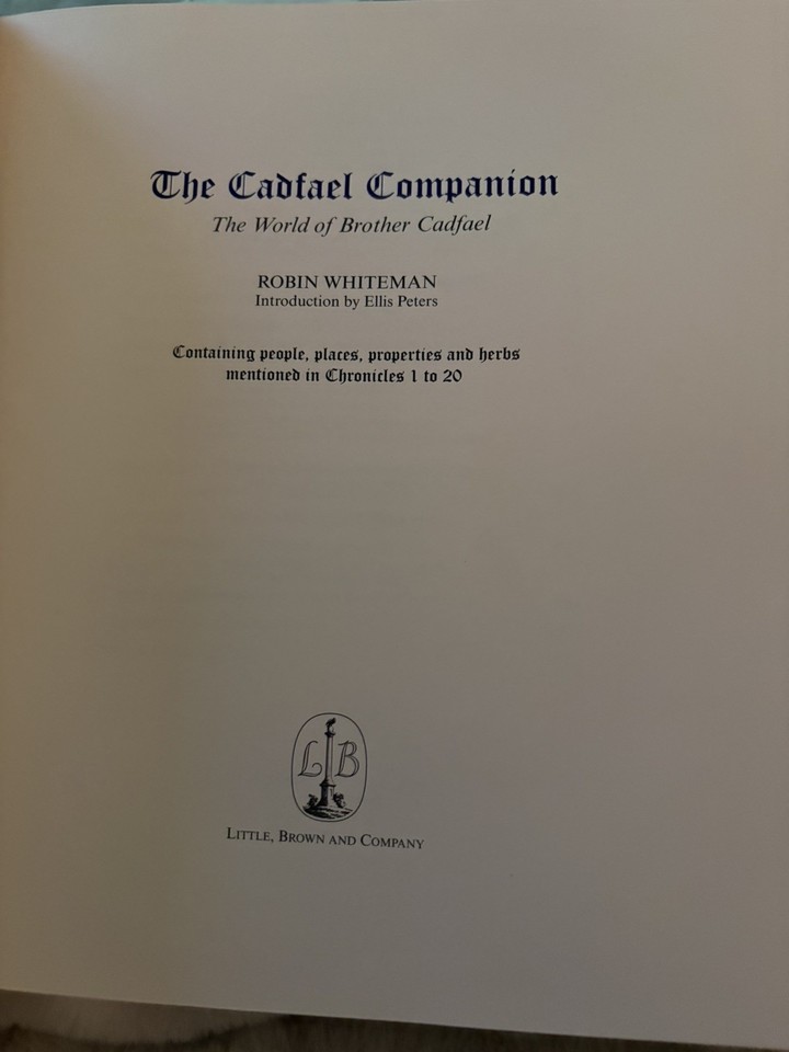 The Cadfael Companion : The World of Brother Cadfael by Robin Whiteman ...