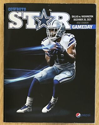 DALLAS COWBOYS, STAR MAGAZINE, DECEMBER 2021, AMARI COOPER ON FRONT ...