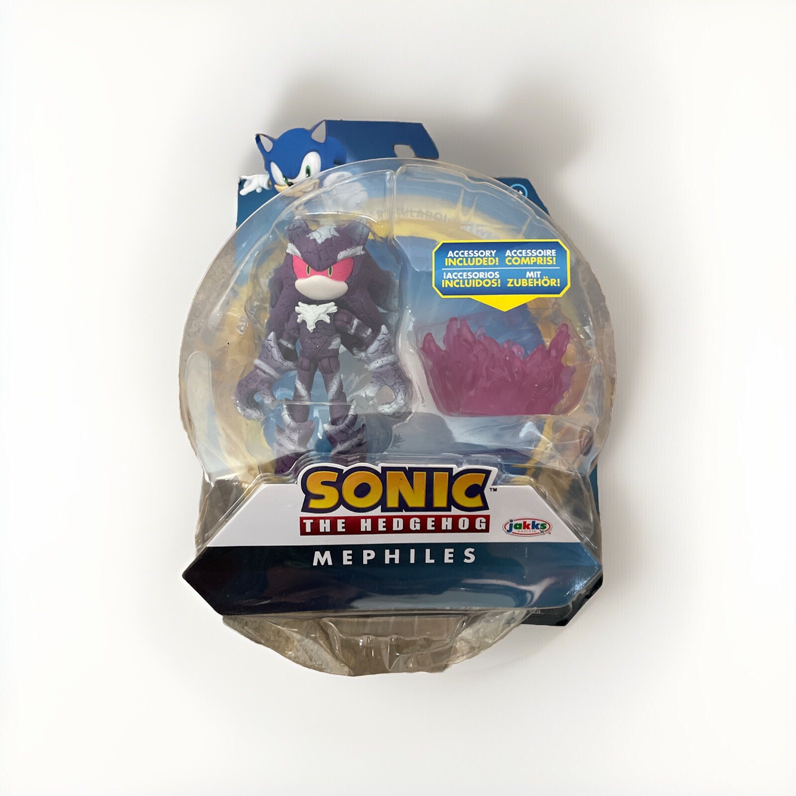 DMG BOX Sonic The Hedgehog MEPHILES 4" Figure Purple Mist Base Jakks ...