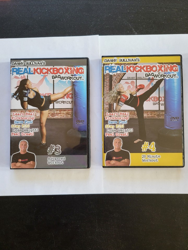 Real Kickboxing Bag Workout - Danny Sullivan DVD, 4 Disc Box Set Very ...