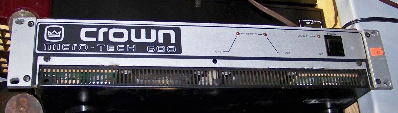 Crown Micro-Tech 600 Power Amplifier Rackmountable Vintage | eBay