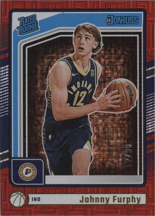 2024-25 Panini Donruss - Rated Rookie Johnny Furphy #242 Choice Red /99 ...