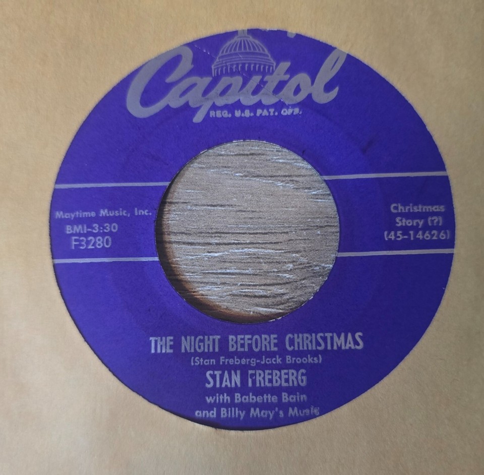 STAN FREBERG Nuttin For Christmas / The Night Before Christmas Capitol ...