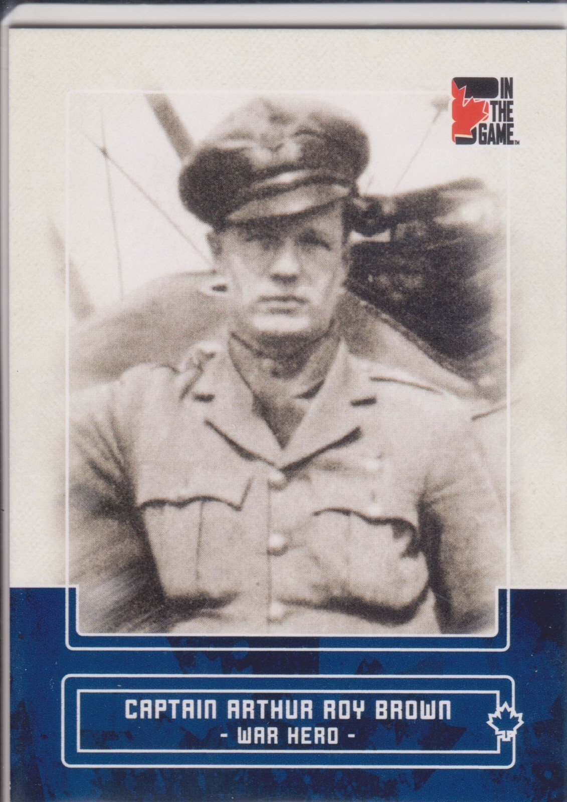 #11 CAPT ARTHUR ROY BROWN 2011 ITG Canadiana In The Game Sapphire 1/50 ...