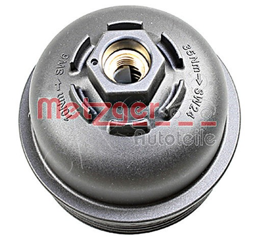 METZGER Oil Filter Housing Cover Plastic Engine For HYUNDAI KIA 06-15 ...