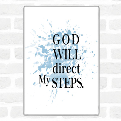 Direct My Steps Inspirational Quote Jumbo Fridge Magnet | eBay