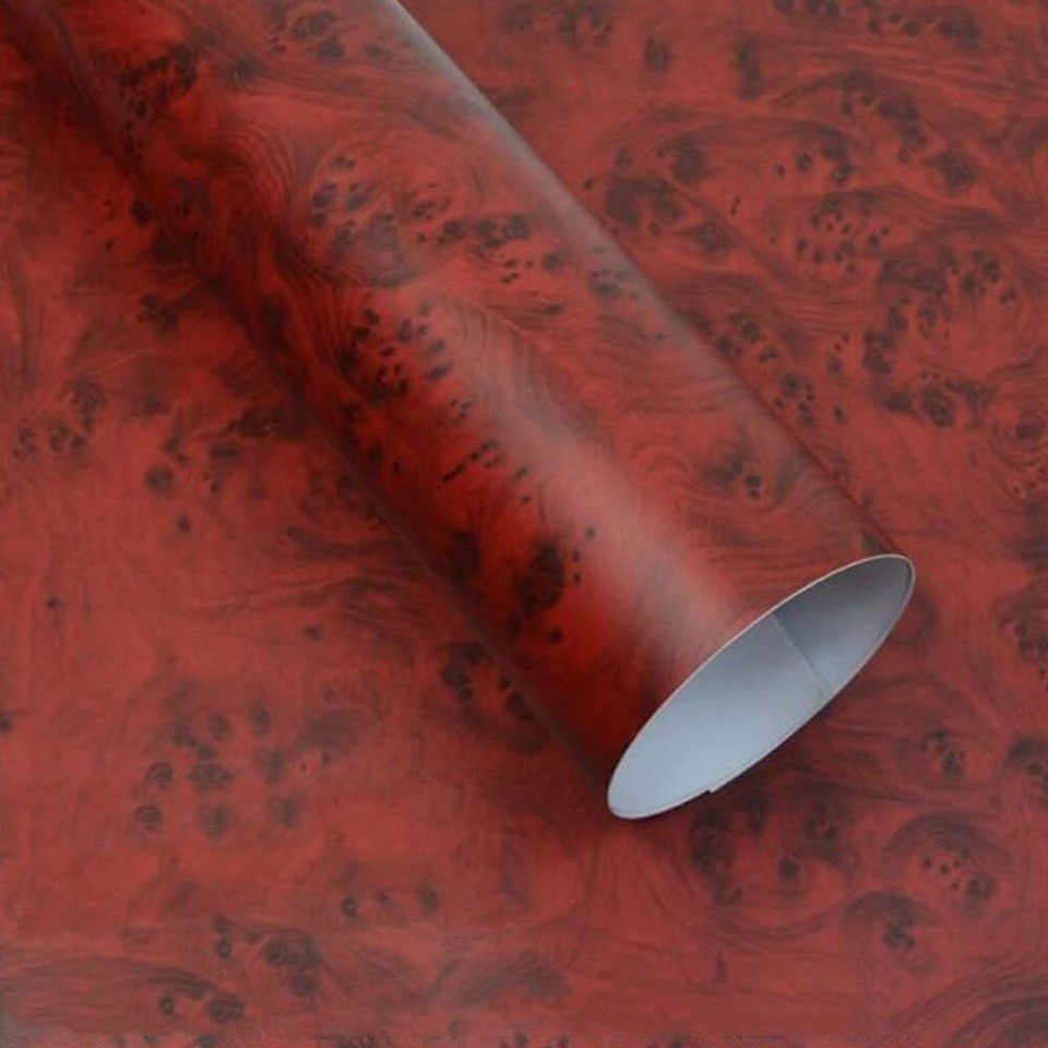 DIY Matte Glossy Wood Grain Textured Vinyl Wrap Sticker Car Home ...