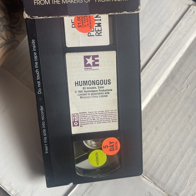 Humongous (VHS, 1990) for sale online | eBay