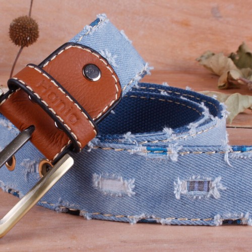 Women Faux Leather Waist Belt Lady Denim Waistband Ripped Buckle Strap ...