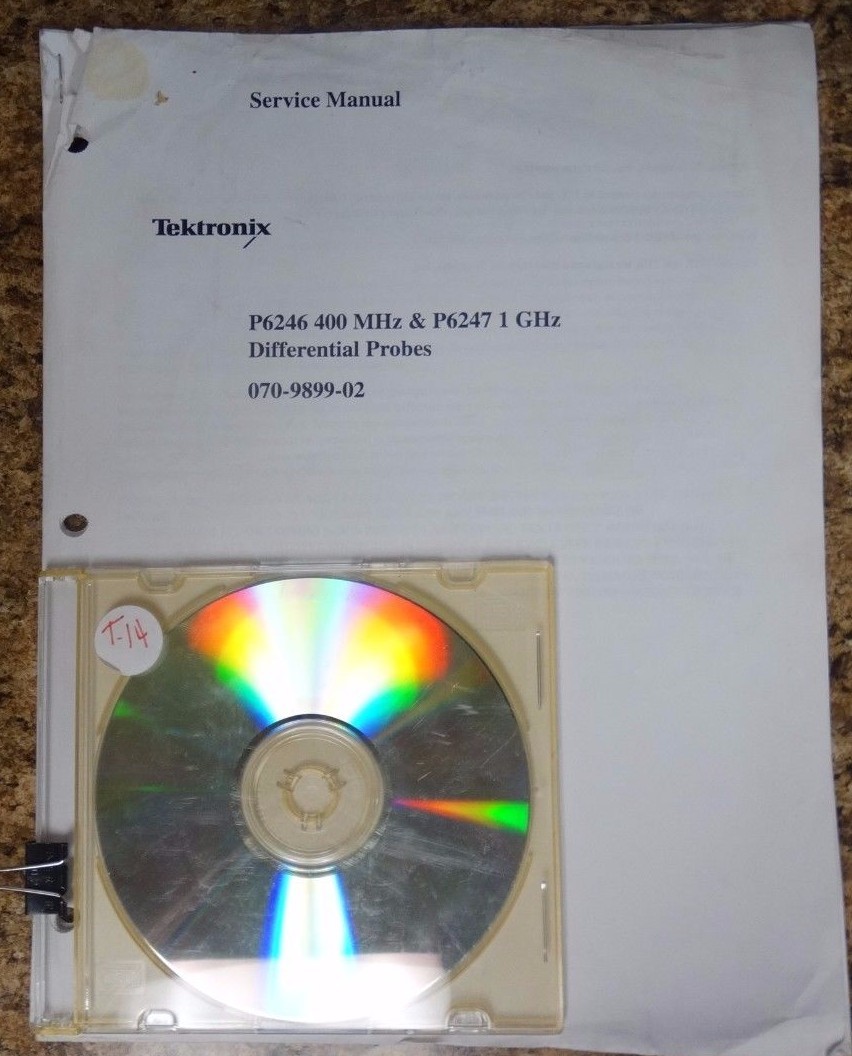 Tektronix P6246-P6247 Instruction Manual Service | eBay