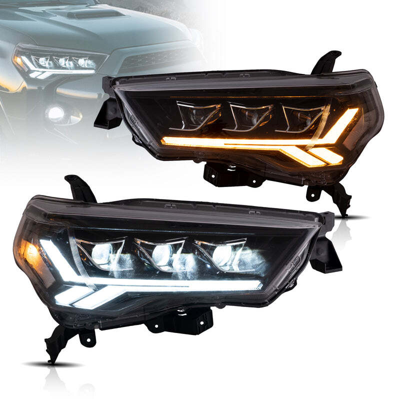 LED Projector Headlights For Toyota 4Runner 2014-2020 Dynamic DRL ...