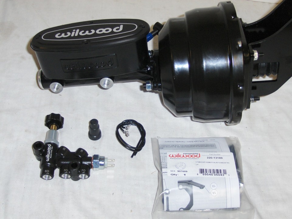 Chevy Truck 8" Power Brake Booster + Wilwood Master Cylinder & Valve ...