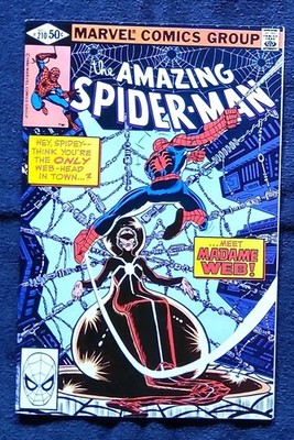 AMAZING SPIDER-MAN #210 ('80) NM, Key Issue - First Madam Web ...