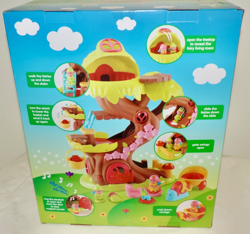 NEW ELC Happyland FOREST FAIRY TREEHOUSE w/Magical Sounds - For Age 2 ...