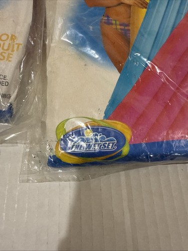 The Wet Set (2) INTEX Pool Floats Inflatable Air Mat Hot Pink Yellow72 ...