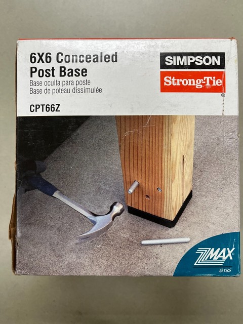 Simpson Strong-Tie CPT66Z Post Base for sale online | eBay