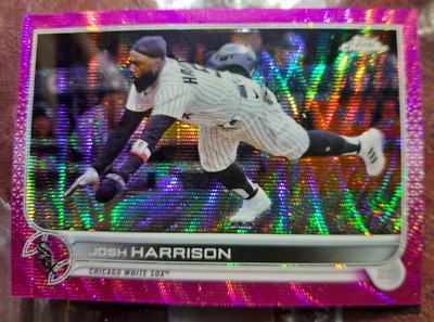 2022 Topps Chrome Update Josh Harrison Pink Wave Refractor Mint^* | eBay