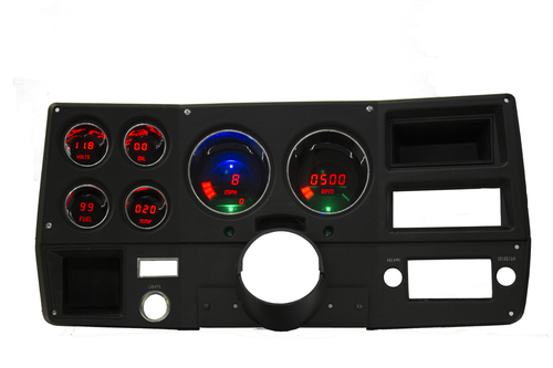 1973-1987 Chevy Truck Digital Dash Panel Red LED Gauges For LS Swap ...