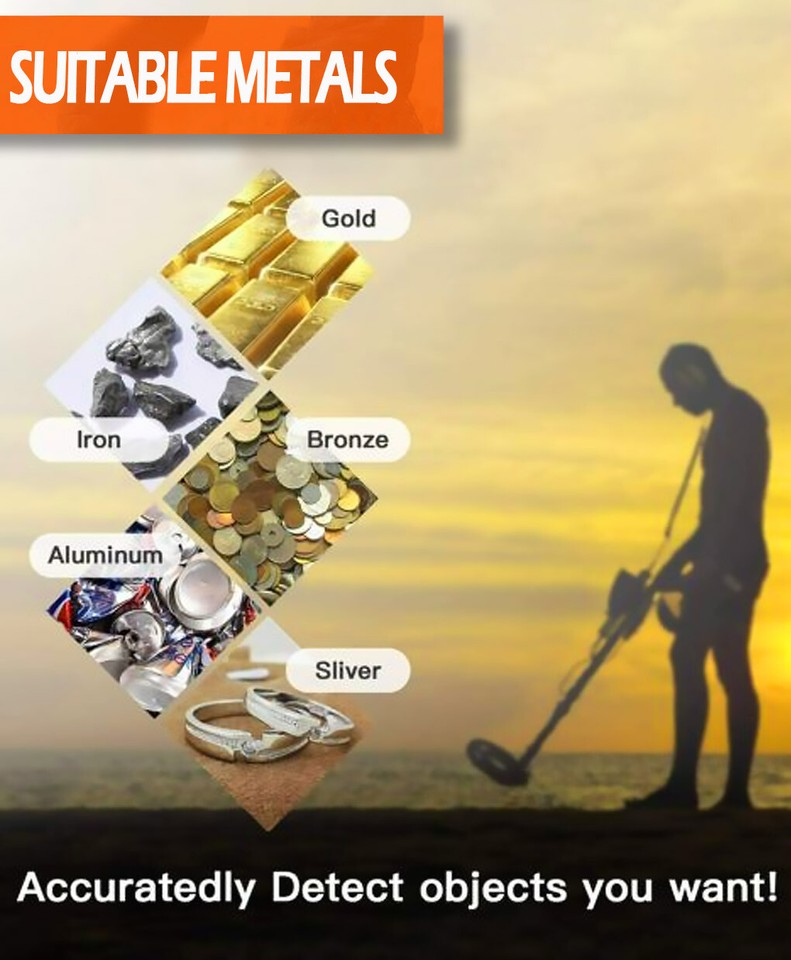 Waterproof Metal Detector Underground Explorer Coin Gold Finder | eBay