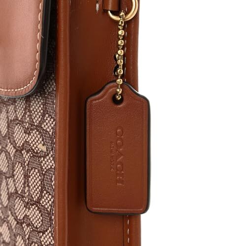 [Coach] Phone Crossbody Micro Signature CM510 B4TA7 Brass/Cocoa ...