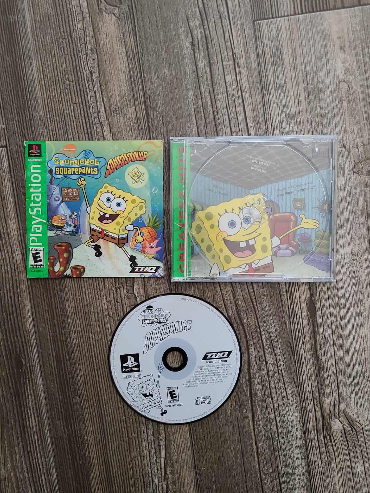 SpongeBob SquarePants: SuperSponge (Sony PlayStation 1, 2001) PS1 ...