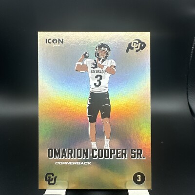 2023 Onit Athlete Colorado Buffaloes Omarion Cooper Holo Icon SSP ...