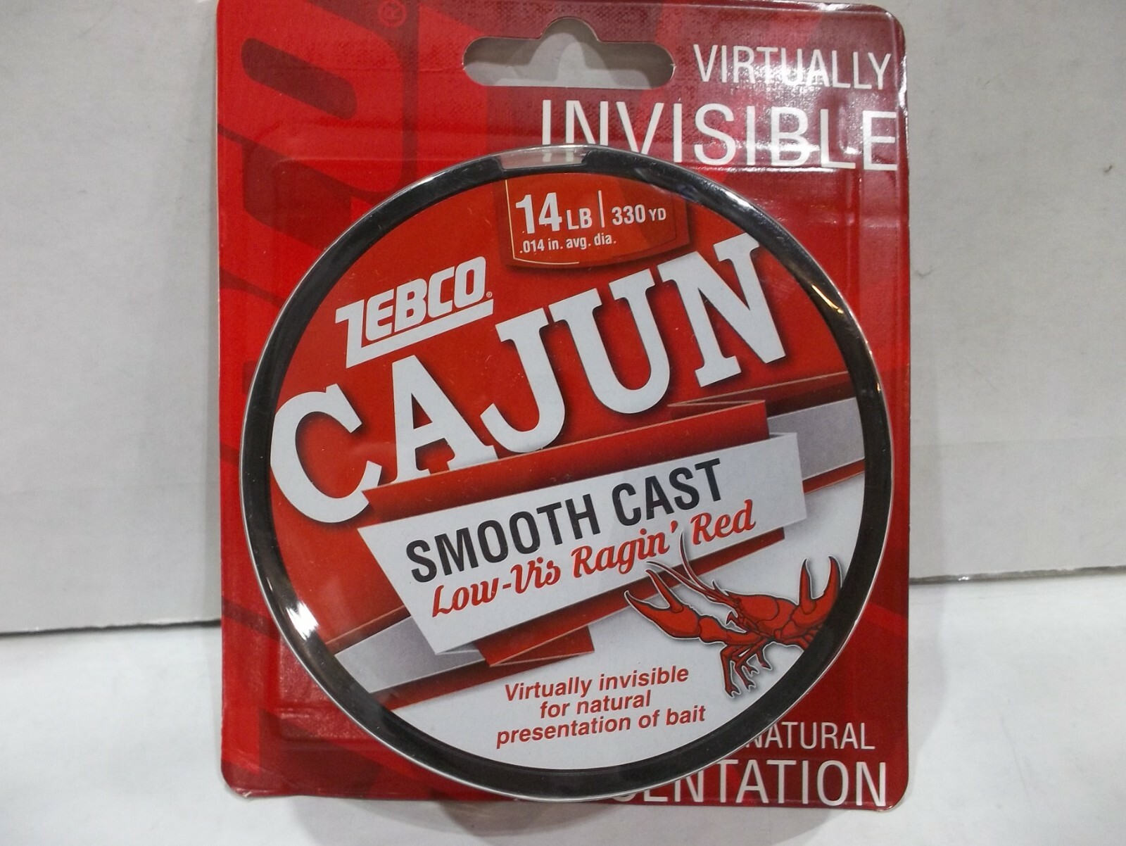 Zebco Cajun fishing line Ragin Red color 330 yard spools Choose your ...