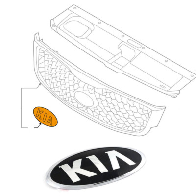 OEM Genuine Front Emblem 863533W500 for 2013-2016 KIA Sportage 2016 ...