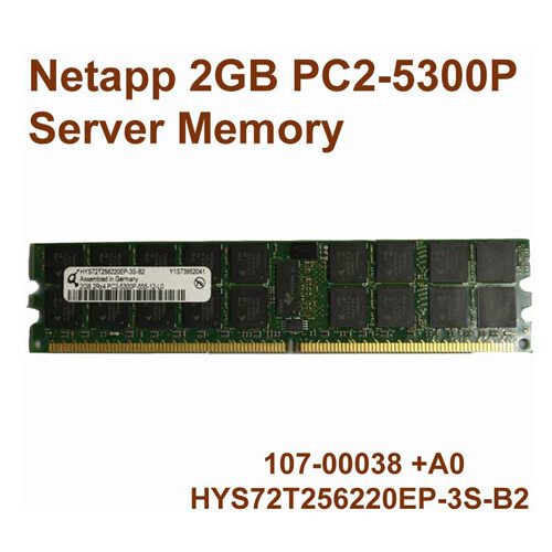 Netapp 2GB PC2-5300P RAM Server Memory 107-00038+A0 / HYS72T256220EP-3S ...