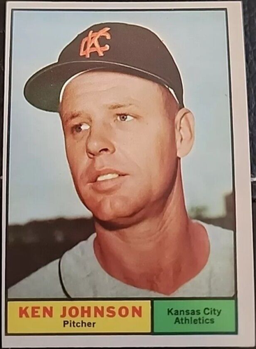 1961 Topps Baseball #24 Ken Johnson, EX-NM | eBay