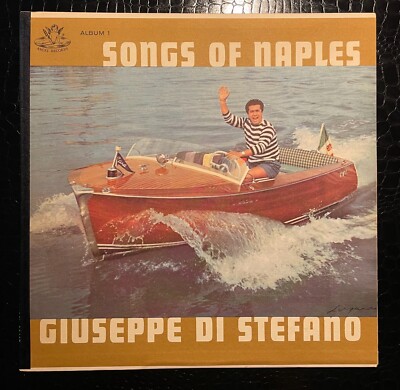 GIUSEPPE DI STEFANO SONGS OF NAPLES Dino Olivieri Angel MONO LP NM/NM ...